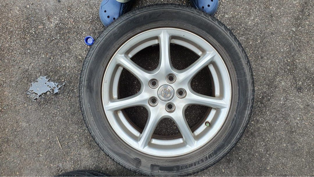 Toyota Estima Rims (Enkei) 17 inch, Car Accessories, Tyres & Rims on ...
