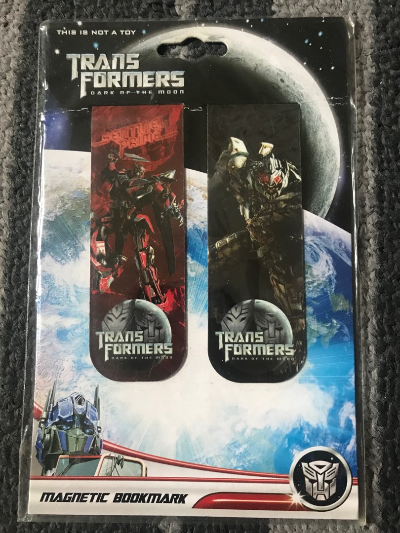 Transformers Magnetic Bookmark, Hobbies & Toys, Collectibles ...