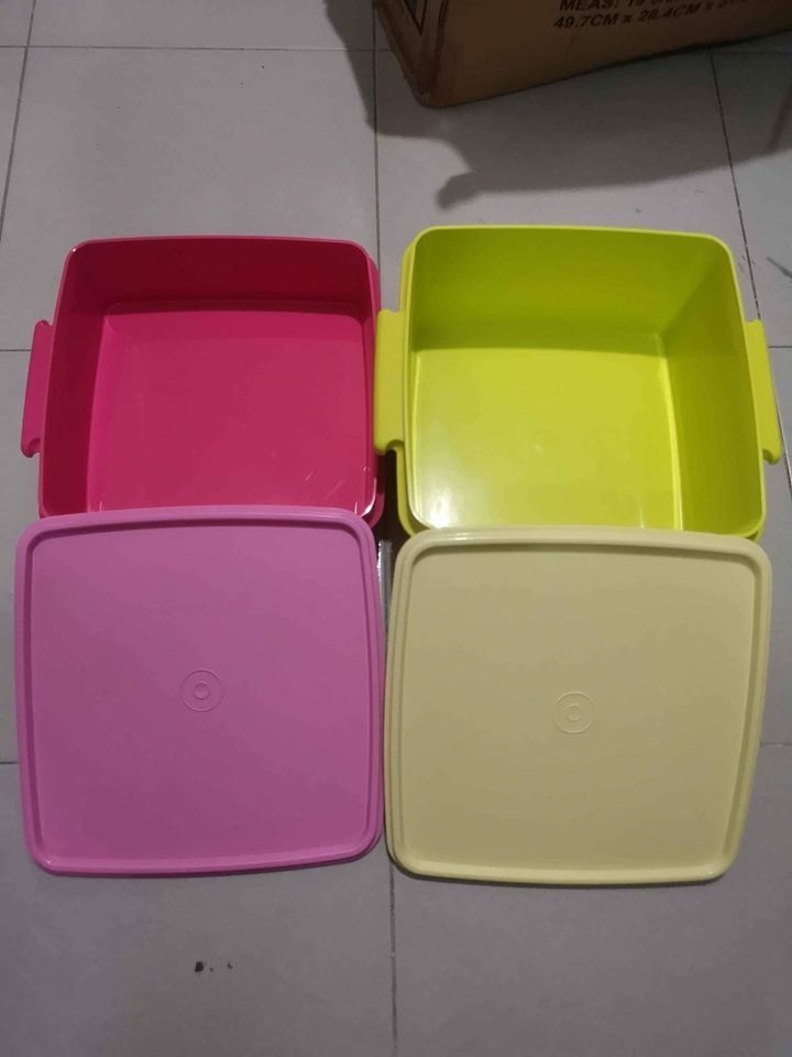 Tupperware Double Tiered Container, Furniture & Home Living ...