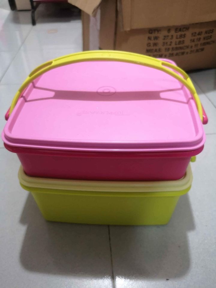 Tupperware Double Tiered Container, Furniture & Home Living ...