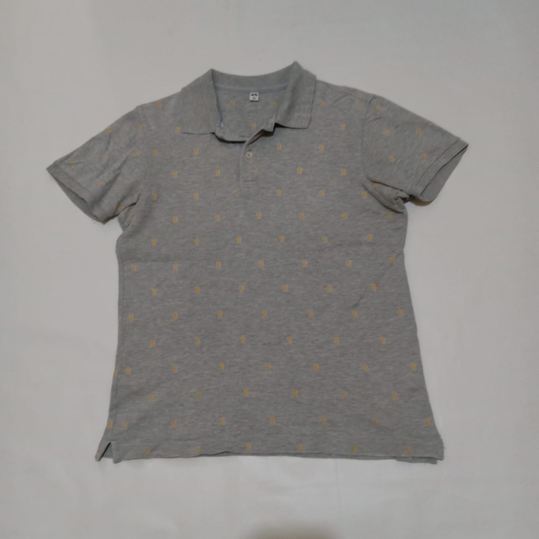 UNIQLO POLO T-SHIRT KAOS KERAH IMPORT ORIGINAL, Fesyen Pria, Pakaian , Atasan di Carousell