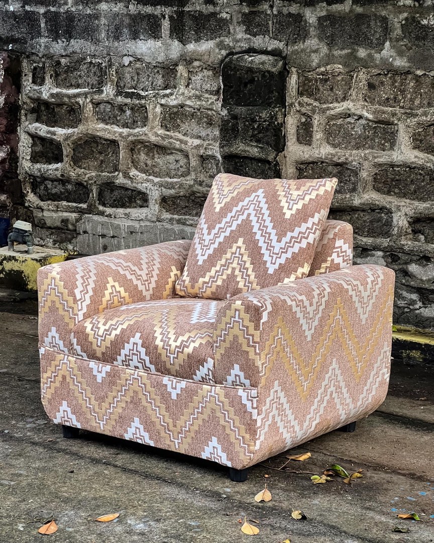 UPCYCLED Eclectic Single Sofa, Furniture & Home Living, Furniture ...