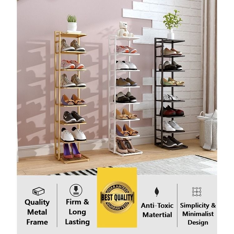 Upgraded Metal Shoe Rack/ Multi-layer Shoe Rack/ BTO HDB Choice ...