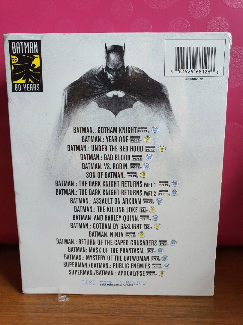 USA Blu Ray - Batman - 80th Anniversary 18 Film Collection (18 Movies ...