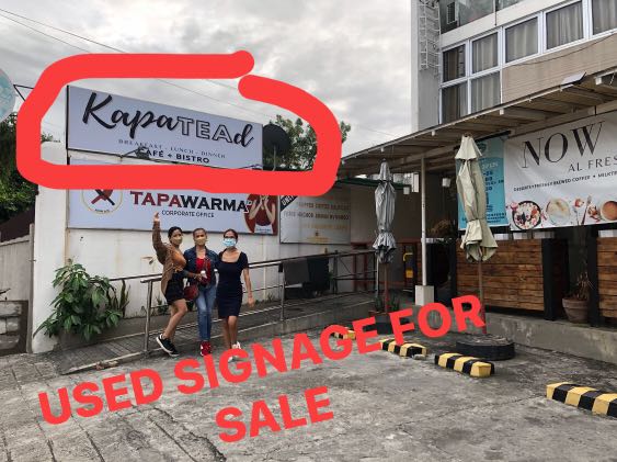 Used led signage, Furniture & Home Living, Lighting & Fans, Lighting on ...