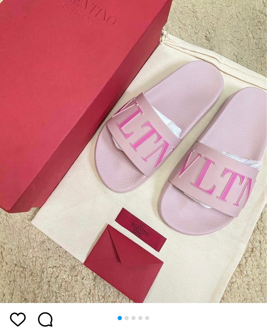 Valentino Slide, Women's Fashion, Footwear, Slippers and slides on ...