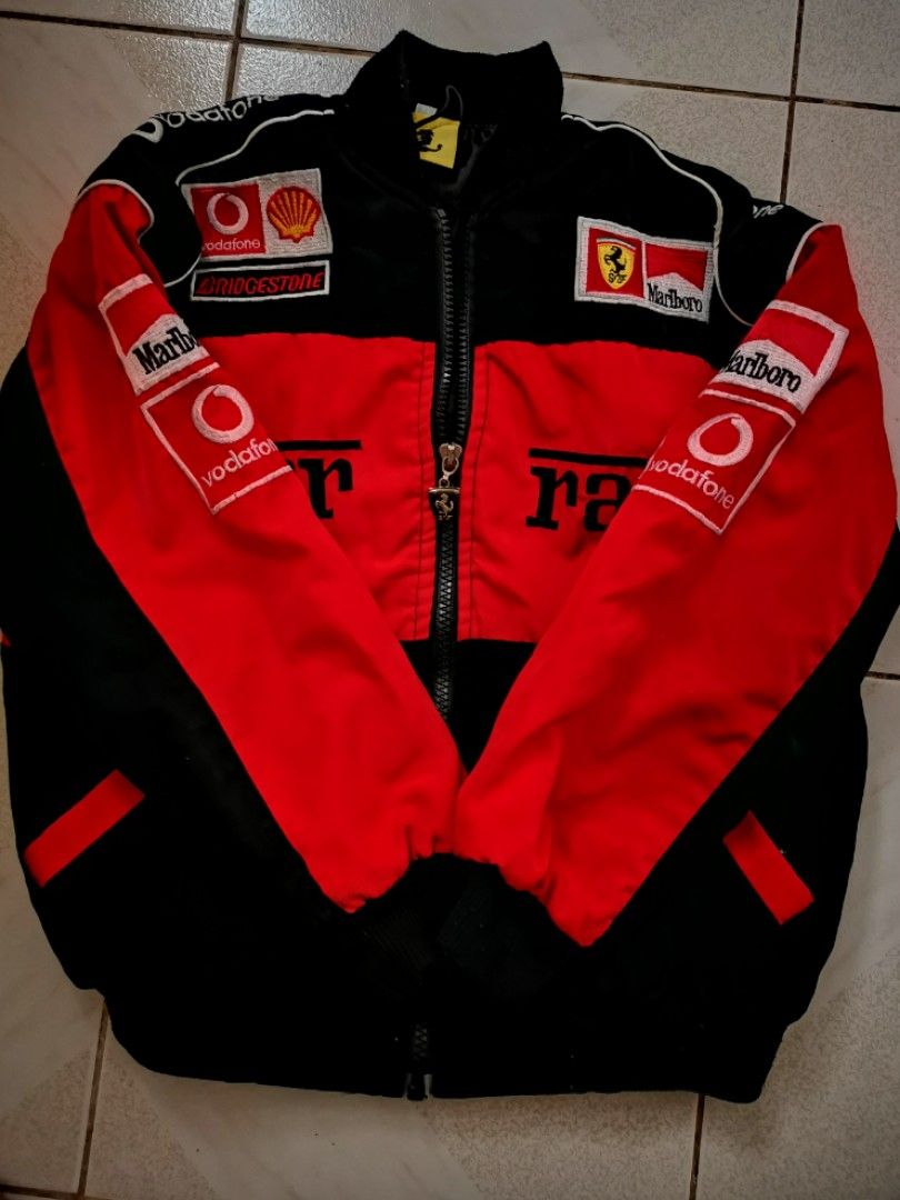 Vintage Ferrari Michael Schumacher Marlboro Vodafone Shell Jacket, Men ...