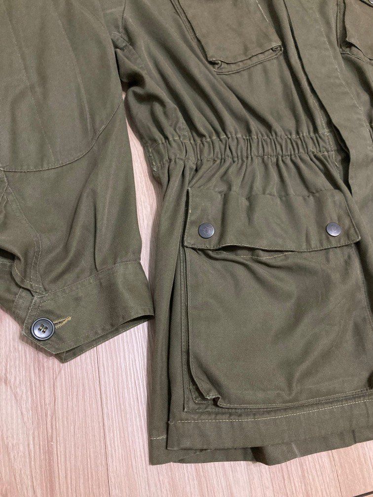 出清！Vintage Italian Field Jacket 義大利公發軍裝野戰夾克外套, 他的時尚, 外套、夾克、大衣在旋轉拍賣