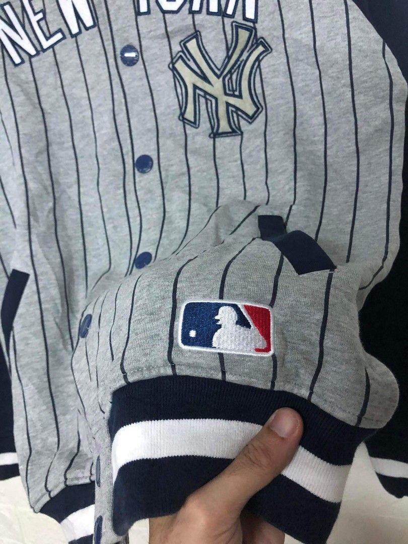 Vintage New York Yankees Pinstripe Varsity, Men's Fashion, Coats ...