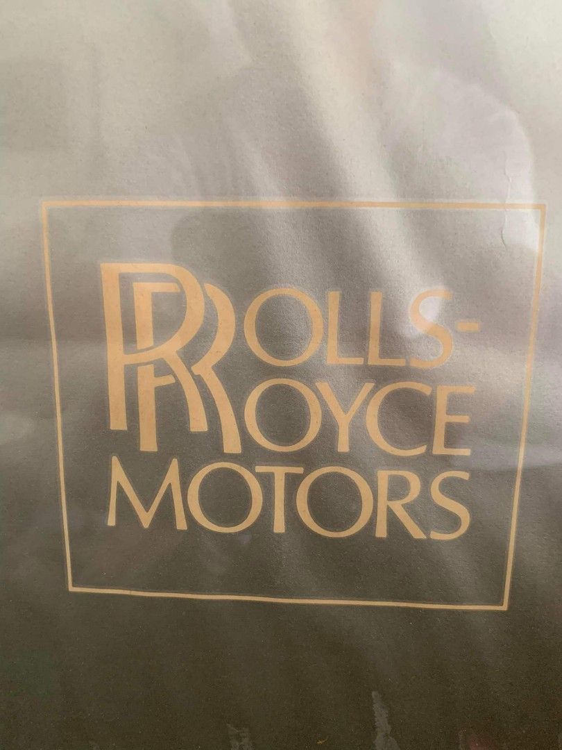VINTAGE SOLID WOODEN FRAME ROLLS ROYCE, Furniture & Home Living, Home ...