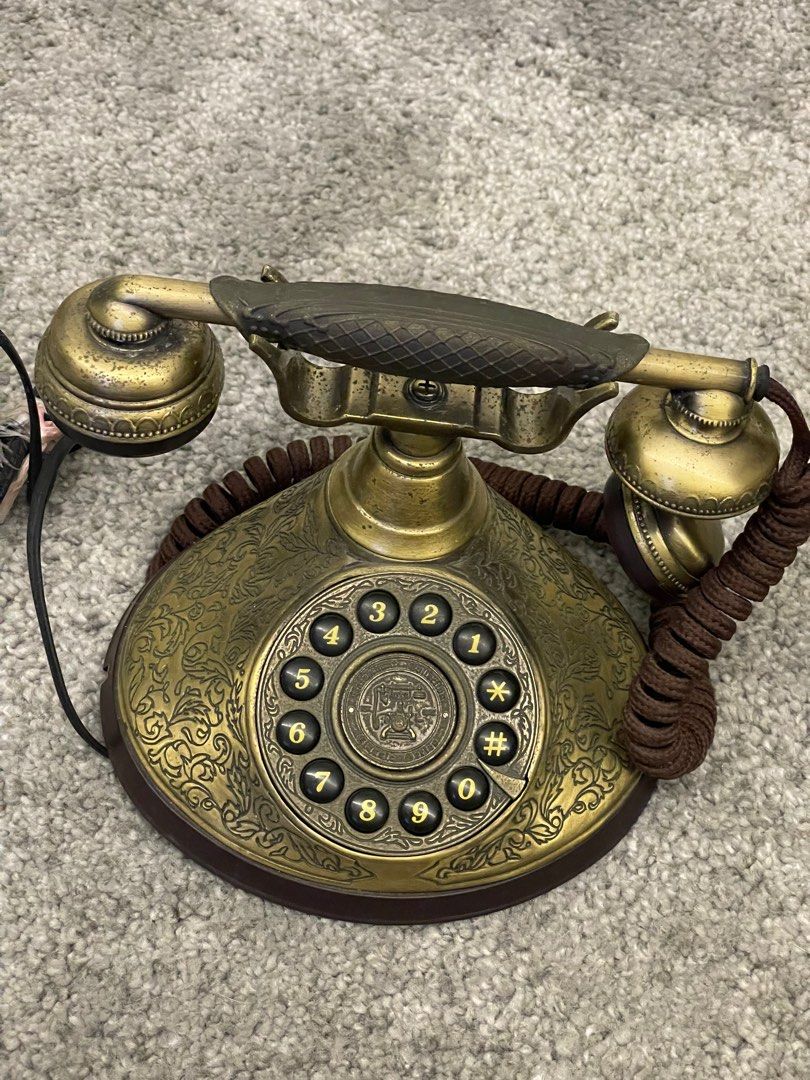Vintage Telephone Set, Hobbies & Toys, Memorabilia & Collectibles ...