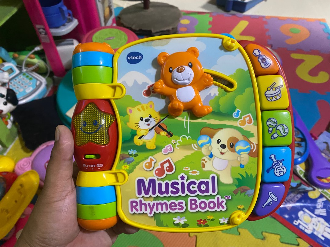 Vtech Musical Rhyme Book, Babies & Kids, Infant Playtime on Carousell
