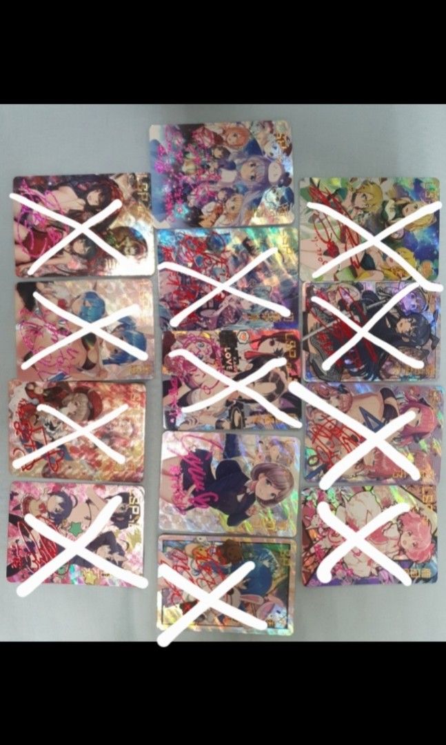 Waifu Anime girl card, Hobbies & Toys, Toys & Games on Carousell