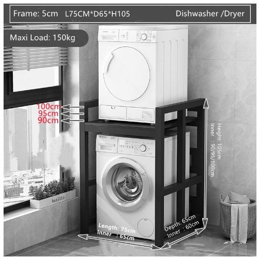 Washing Machine Rack Storage Rack Washing Machine Shelf Multifunction ...