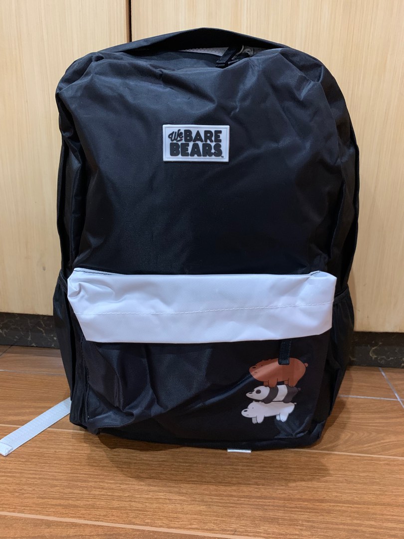 We Bare Bears Large Backpack, Men's Fashion, Bags, Backpacks on Carousell