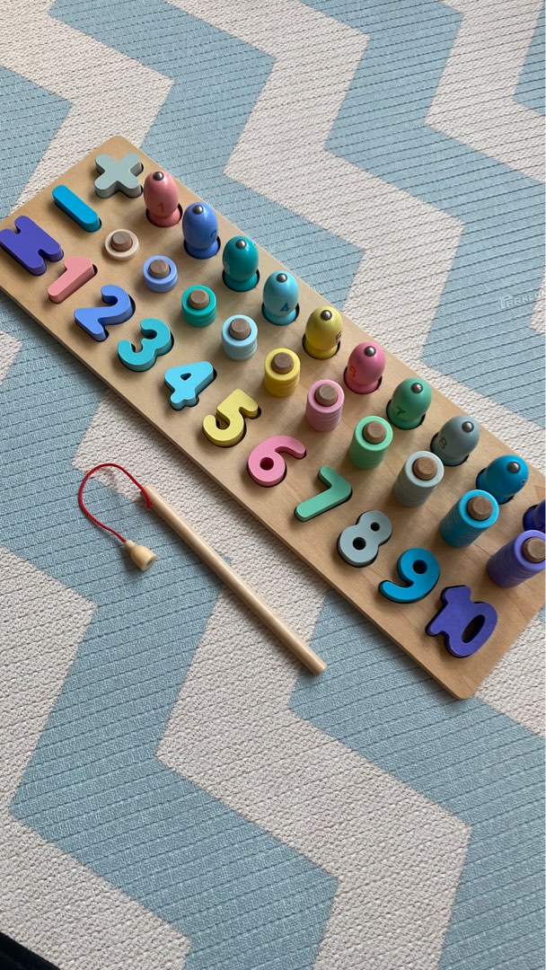 Wooden Numbers & Counting Toy, Hobbies & Toys, Toys & Games on Carousell
