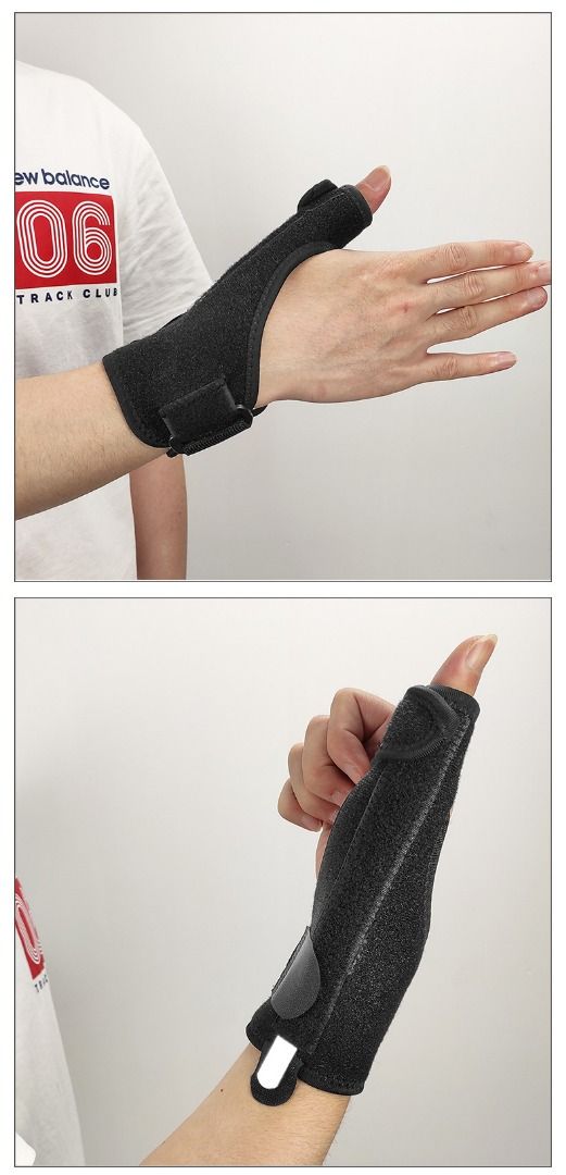 Wrist Support Thumb Hand Brace Splint Sprains Arthritis Wristband Belt ...