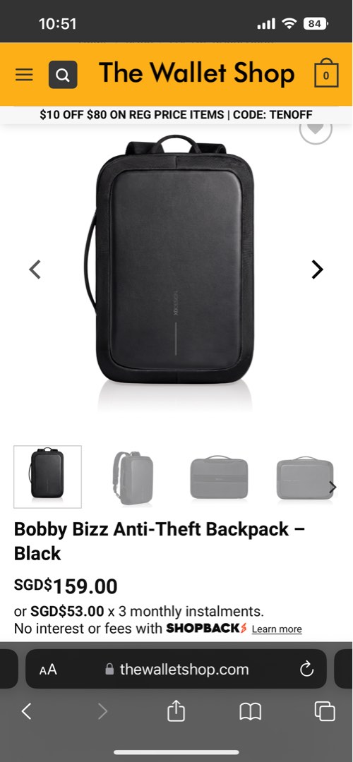 XD Design Bobby Bizz Backpack/brief case, Computers & Tech, Parts ...