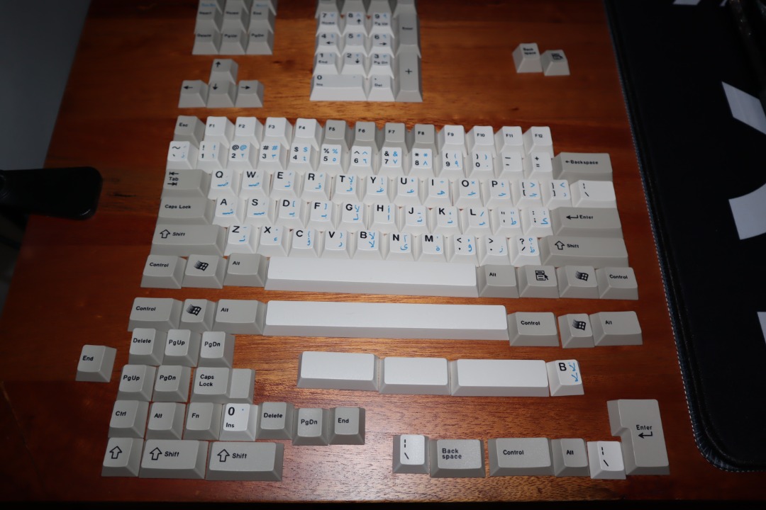 XMI Arabic Blue PBT keycaps, Computers & Tech, Parts & Accessories ...
