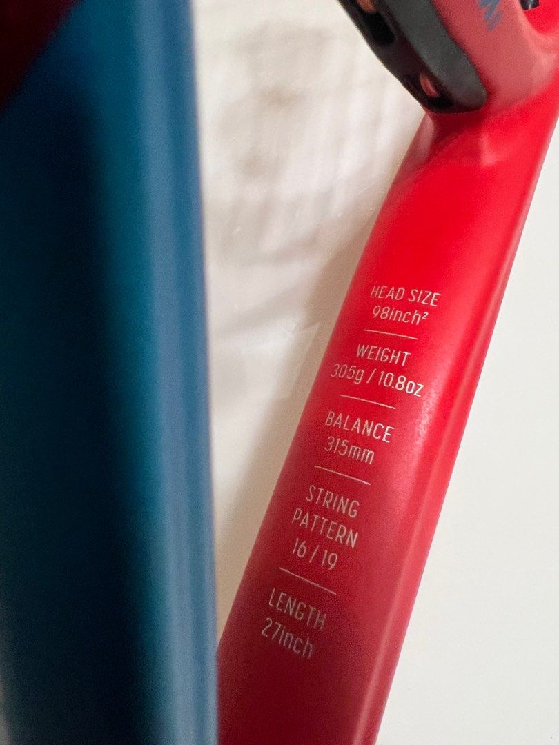 Yonex Vcore 98 2021 version 305g Tennis Racket in Excellent Condition ...