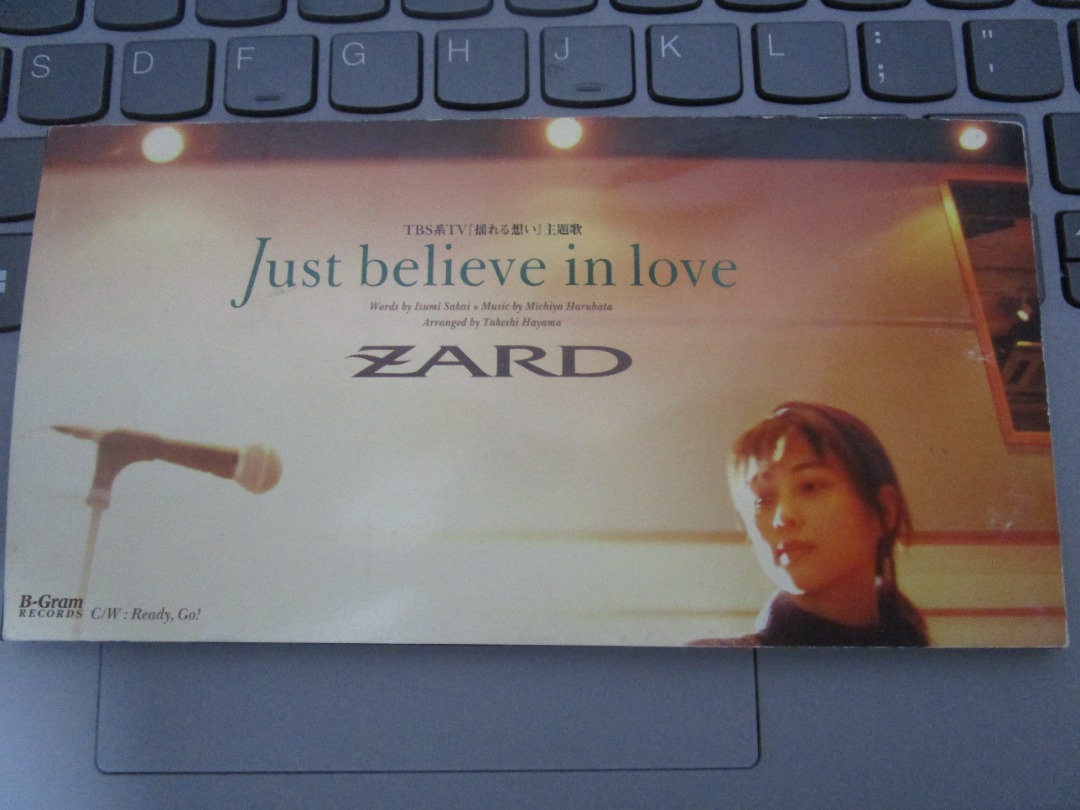 ZARD - Just Believe in Love / Ready Go ! 日版 8CM CD 細碟, 興趣及遊戲, 音樂樂器 & 配件 ...