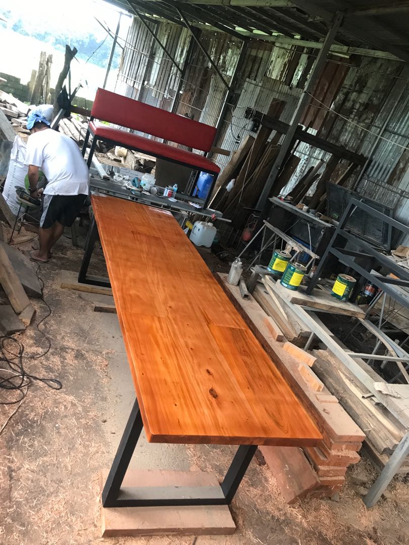 12 seater Mahogany Table 10ft x 32inch or 3m x .8m, Furniture & Home ...