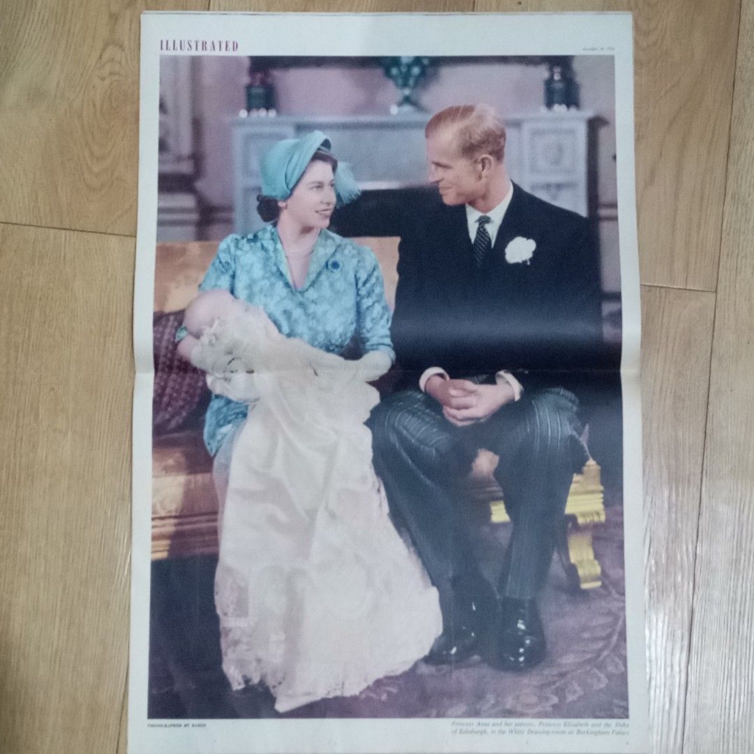 1950 Illustrated Magazine - Queen Elizabeth , Princes Anne , King ...