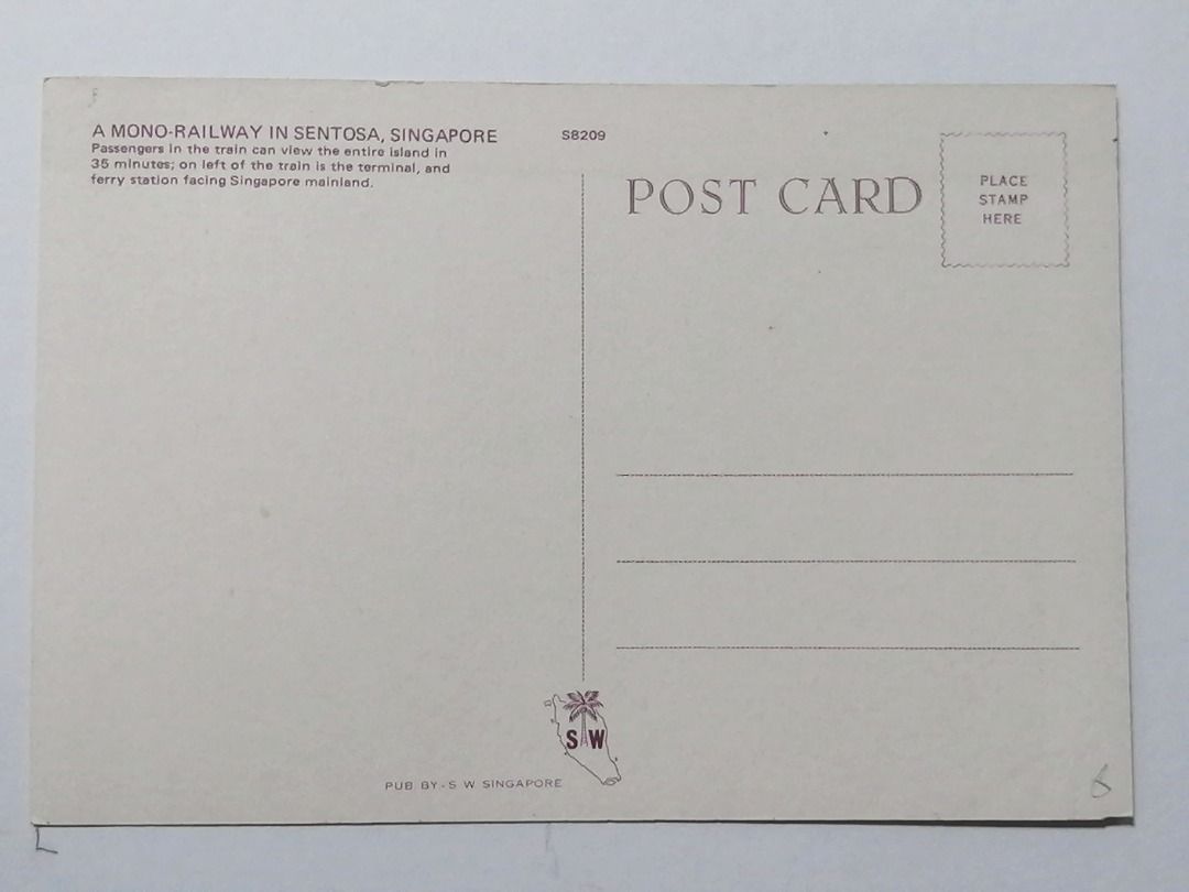 1982 Sentosa Monorail Opening. Near its Terminal & Main Entrance. Early ...