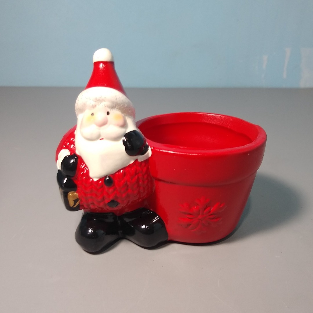 200ml Small Santa Ceramic Pen Holder Display Multipurpose Japan Surplus ...