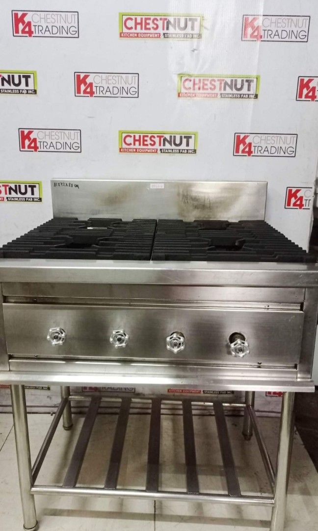 4 Burner Low Pressure Stove Gas Range, TV & Home Appliances, Kitchen ...