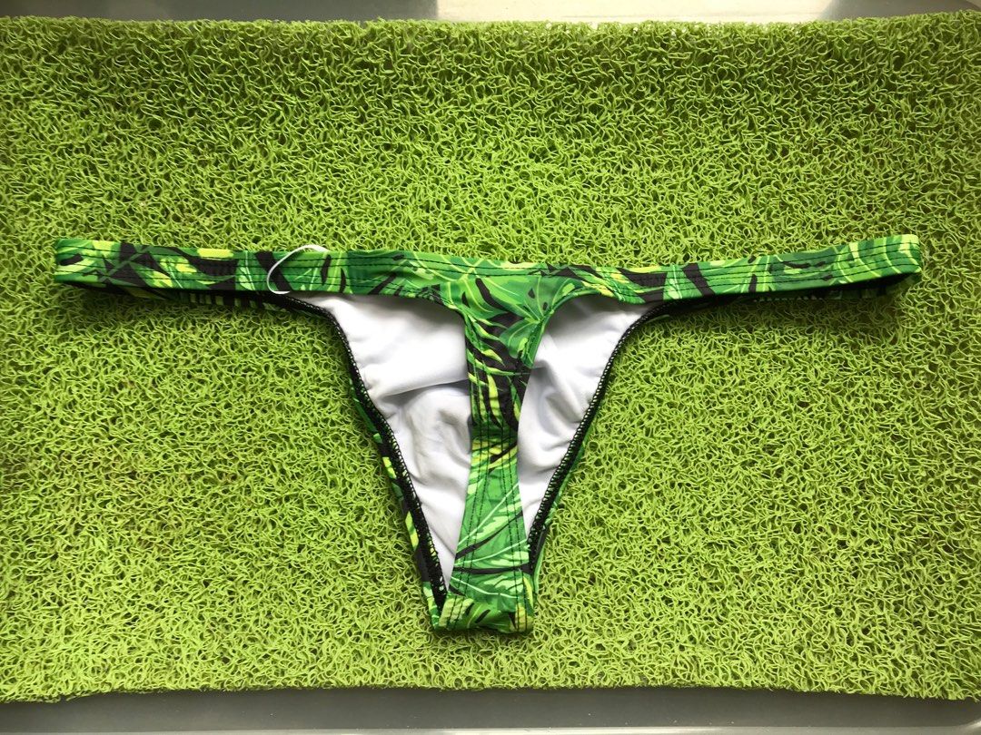 男裝泳褲 性感 比堅尼 幼邊 立體剪裁 T-back 後空, 男裝, 褲＆半截裙, 內褲 boxer - Carousell