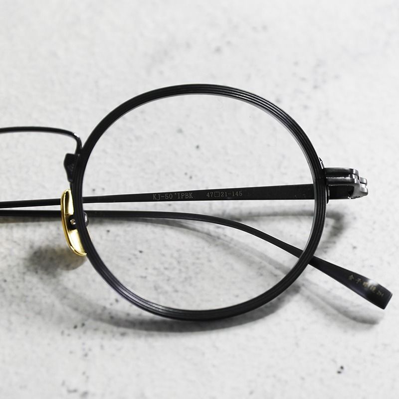 金子眼鏡 , KJ-50 , SIZE:47-21-145, 男裝, 手錶及配件, 眼鏡 - Carousell