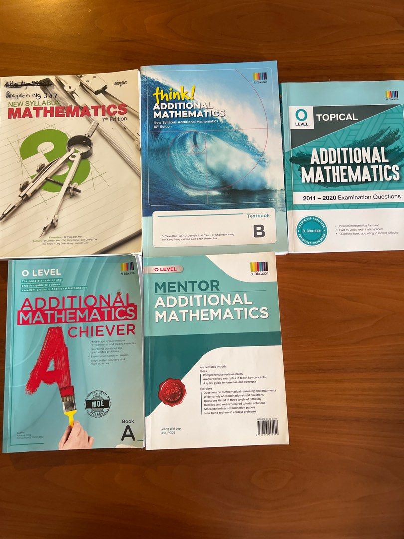 A Maths sec 3 sec 4 O level textbook & TYS, Hobbies & Toys, Books & Magazines, Textbooks on ...