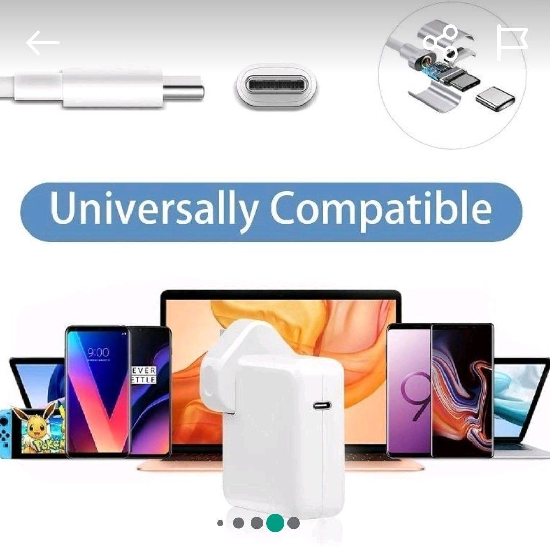 AC adapter model PD87W C to C, Computers & Tech, Parts & Accessories ...