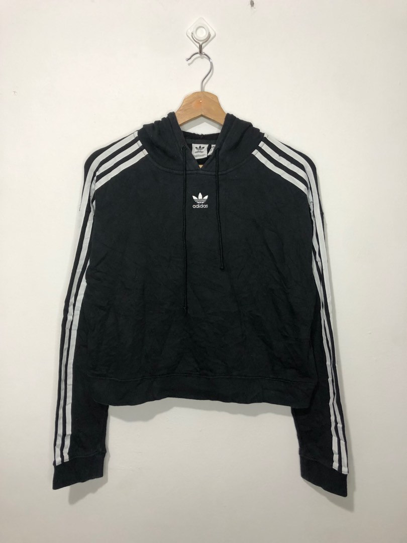 Adidas Three Lines Cropped, Women's Fashion, Coats, Jackets and ...