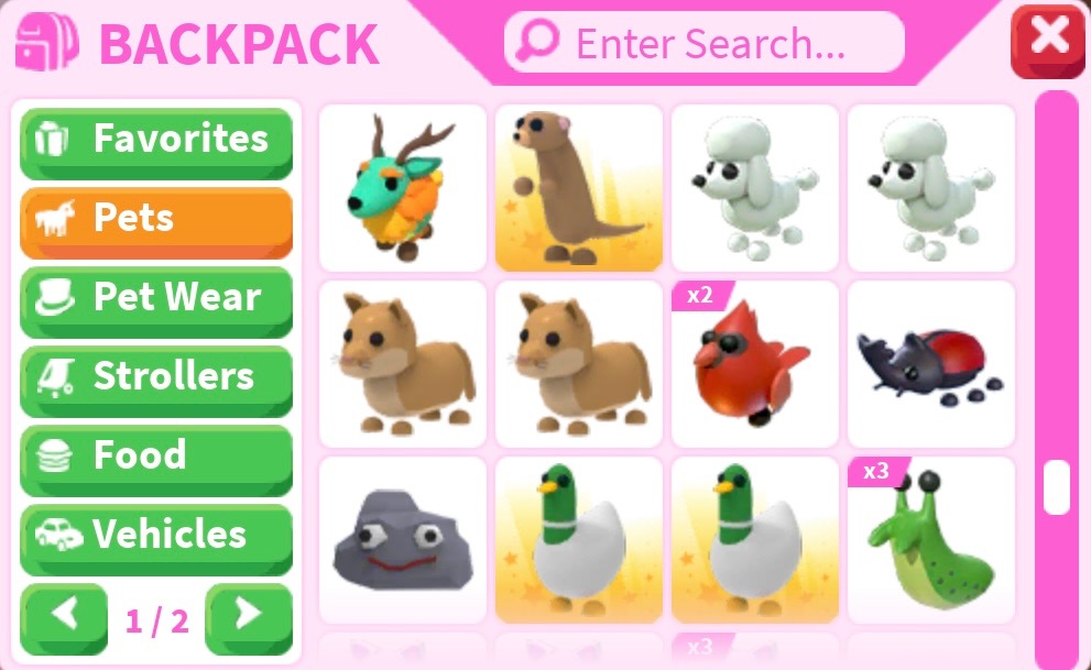 ADOPT ME, Video Gaming, Gaming Accessories, In-Game Products on Carousell