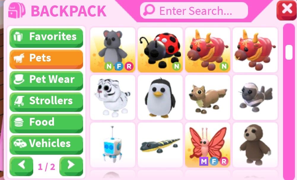 Adopt me pets, Video Gaming, Gaming Accessories, In-Game Products on ...