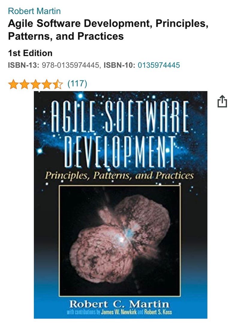 Agile Software Development by Robert C. Martin, Hobbies & Toys, Books ...