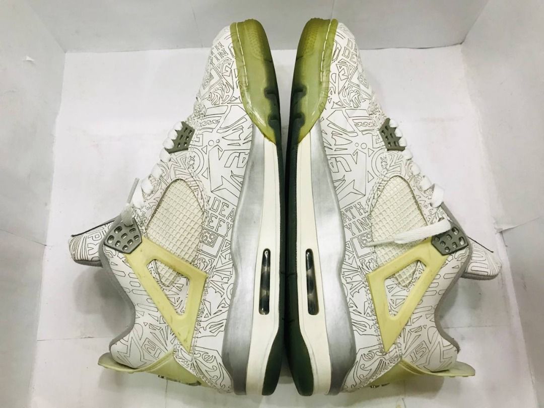 AIR JORDAN 4 Retro 'Laser' 30th Anniversary, Men's Fashion, Footwear ...