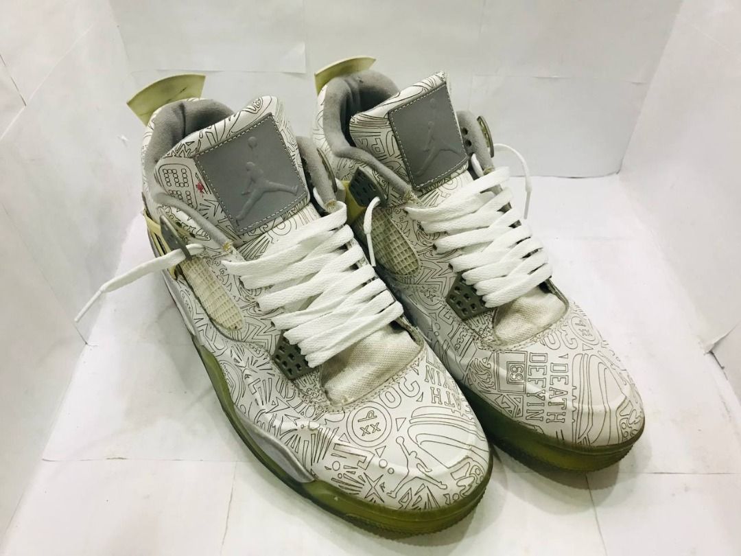 AIR JORDAN 4 Retro 'Laser' 30th Anniversary, Men's Fashion, Footwear ...