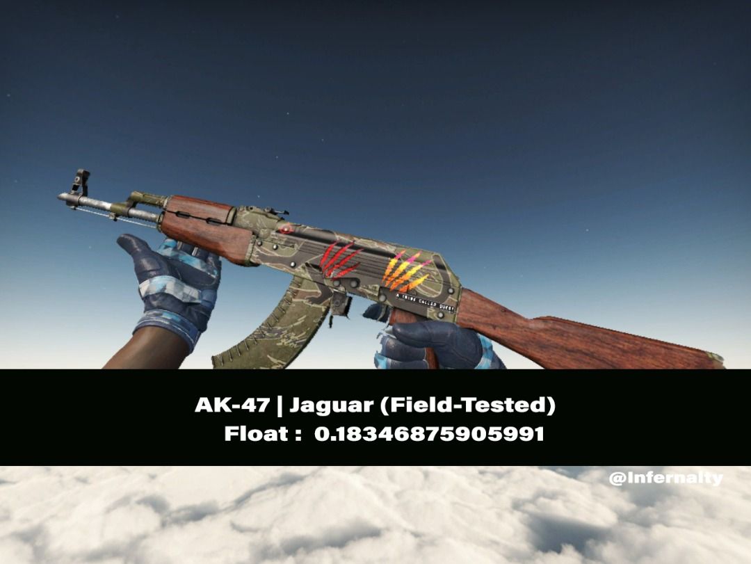 AK-47 Jaguar FT CSGO SKINS KNIVES, Video Gaming, Gaming Accessories, In-Game Products on Carousell