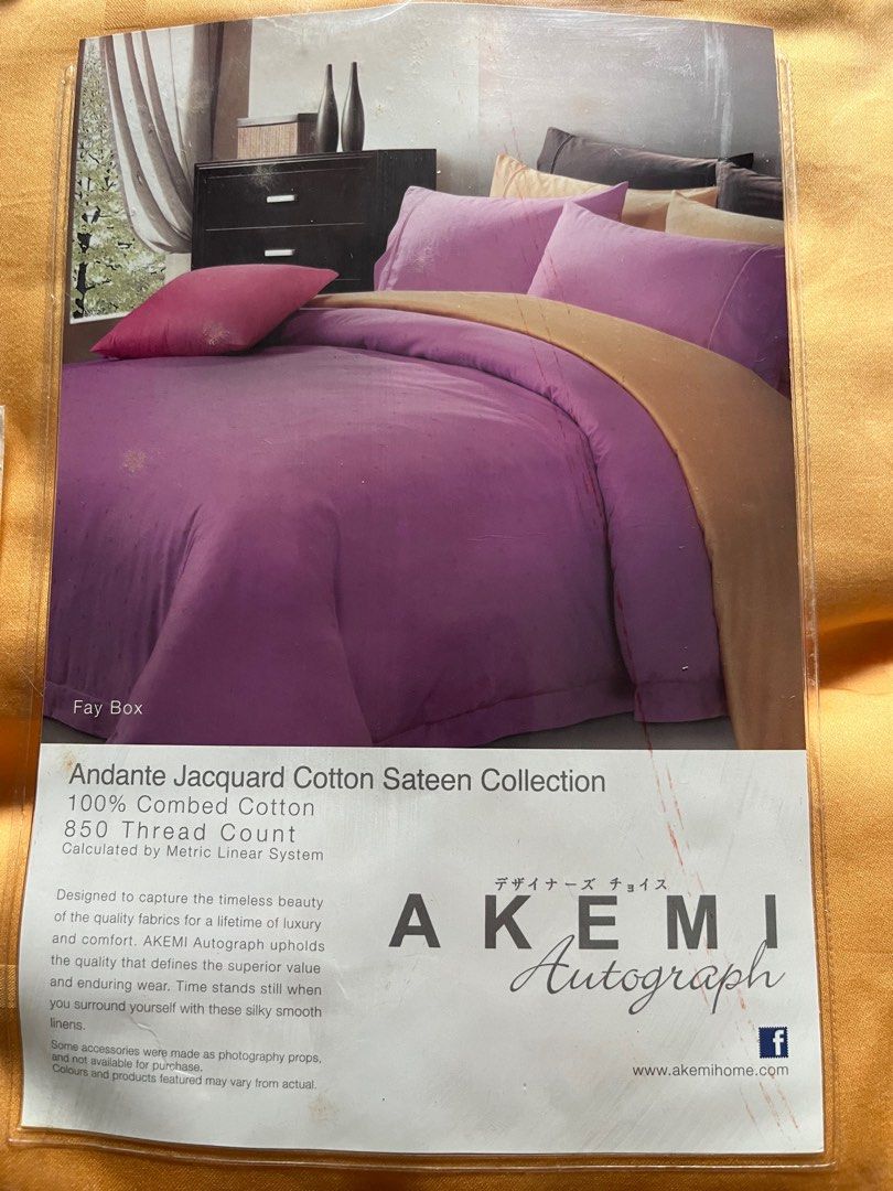 Akemi King Quilt Cover, Furniture & Home Living, Bedding & Towels on ...