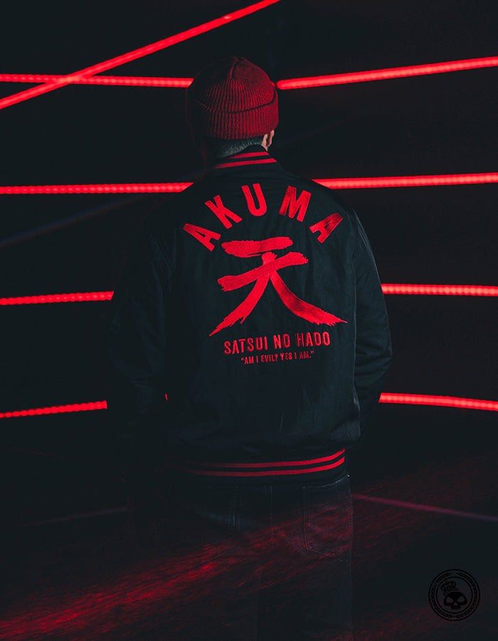 AKUMA bomber jacket SUPERARE street fighter, Men's Fashion, Coats ...