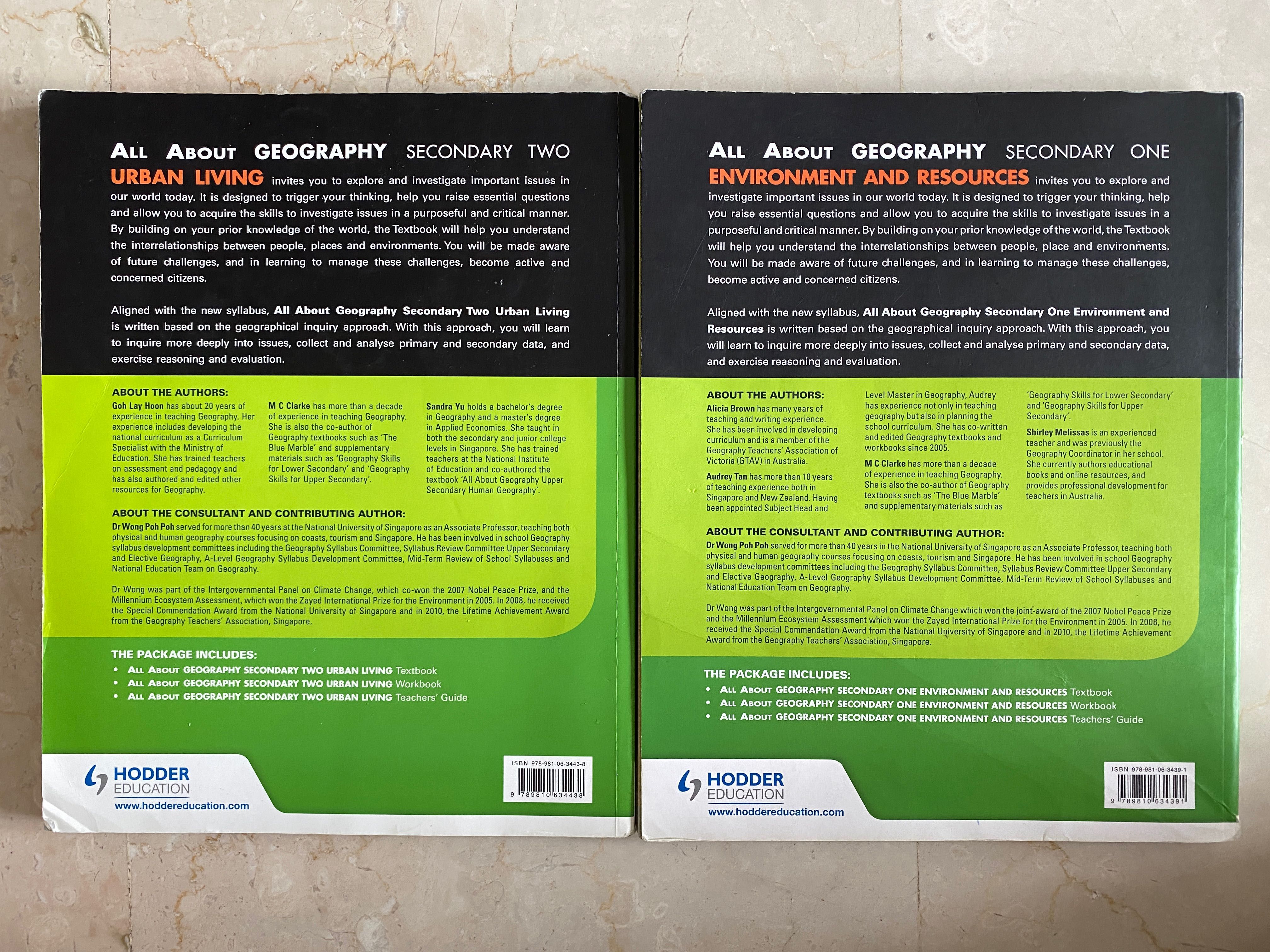 All About Geography Textbooks (Secondary 1 &2), Hobbies & Toys, Books ...