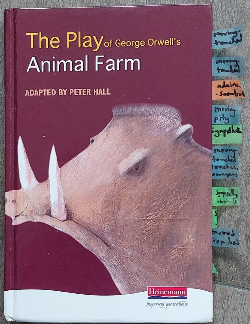 Animal Farm - The Play adapted by Peter Hall on Carousell