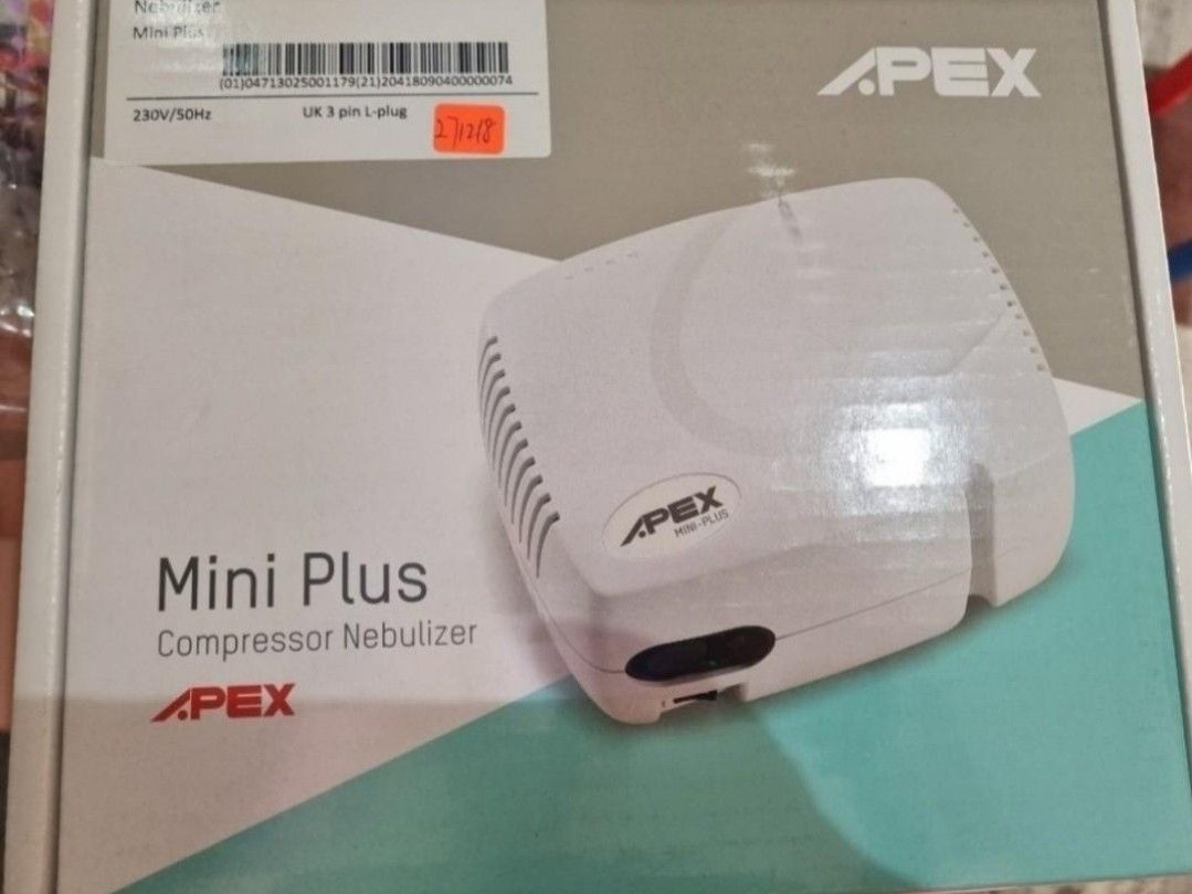 Apex Mini Plus Nebulizer, Health & Nutrition, Medical Supplies & Tools ...