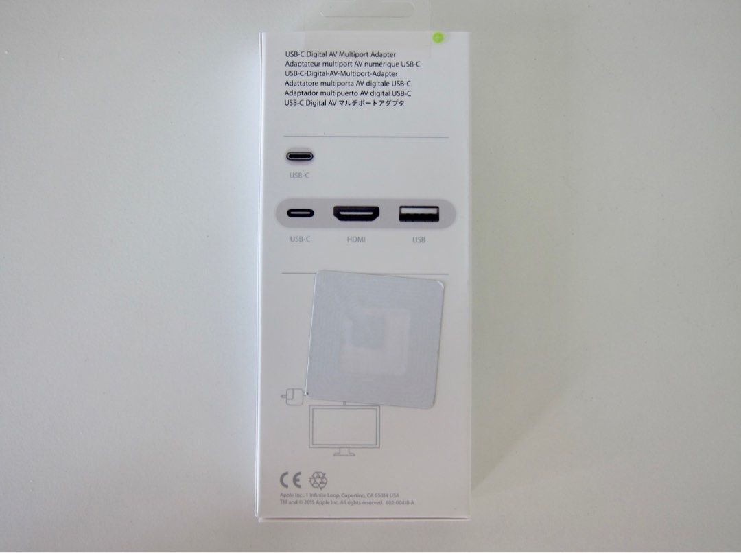 Apple USB-C Digital AV Multiport Adapter BNIB, Computers & Tech ...