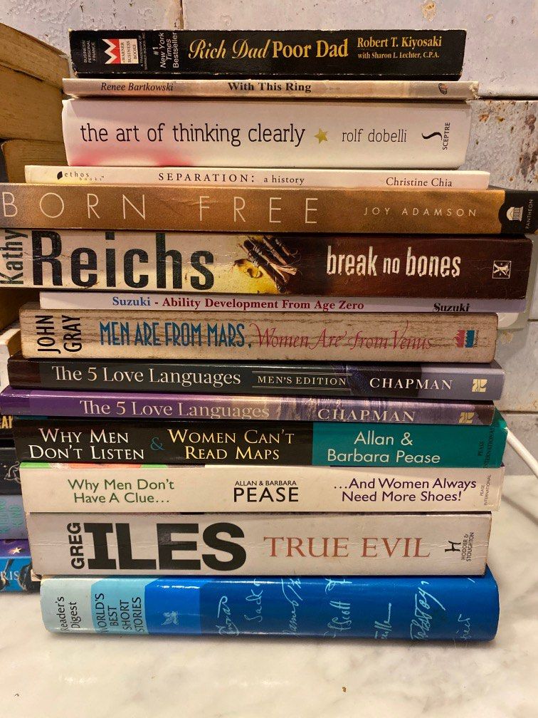 Assorted genres novels books, Hobbies & Toys, Books & Magazines ...