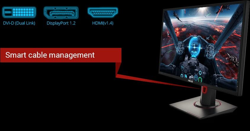 ASUS MG248QR Gaming Monitor -24" FHD (1920x1080), 1ms, 144Hz, Computers & Tech, Desktops on ...
