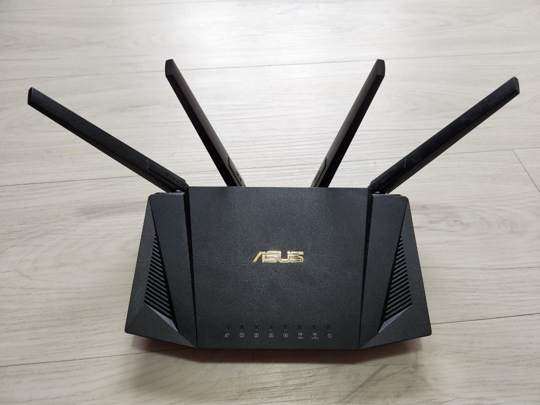 ASUS RT-AX58U AX3000 Dual Band Router, Computers & Tech, Office ...